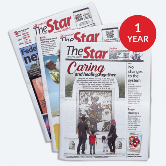 1 Year Newspaper (Print only)