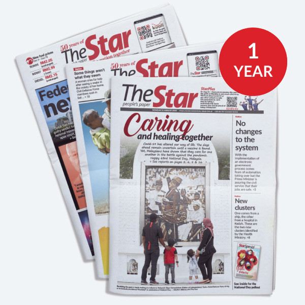 1 Year Newspaper (Print only)